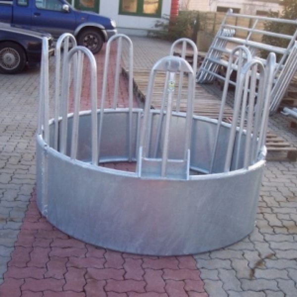 Râtelier à foin rond de 1m70 avec séparations - K & K Horse Fence France